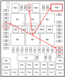 2008 Ford F-150 PCM Fuse and Relay Location