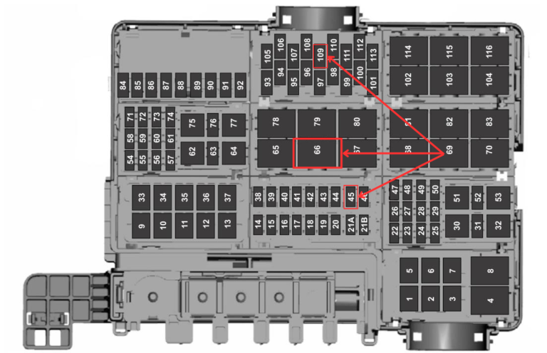 2017 Ford F-150 PCM Fuse and Relay Location