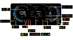 Mahindra XUV 700 Instrument Cluster Symbols : Warning Lights - Ninja Fix